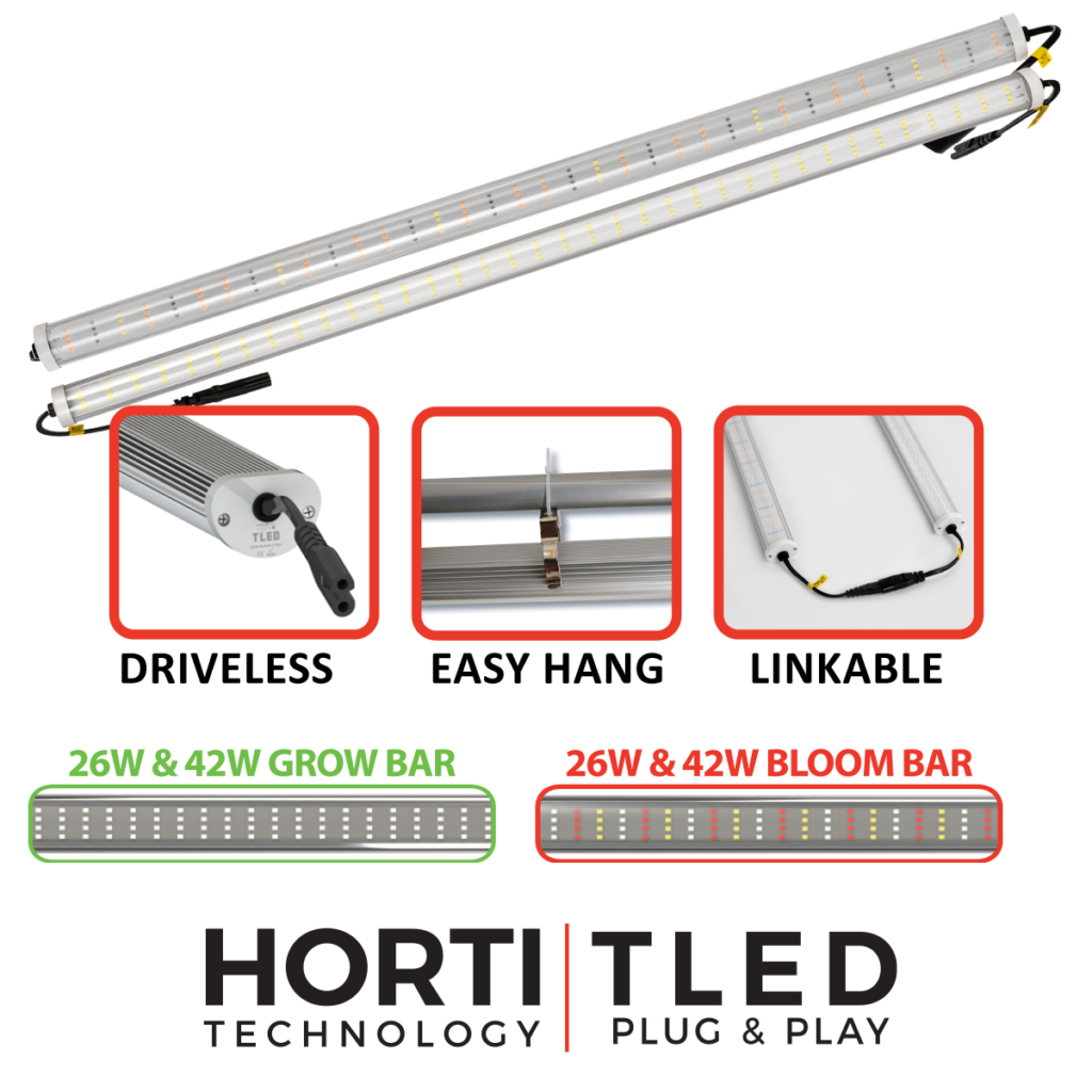 HORTIVISION TLED DRIVERLESS LED 26W & 42W - Stealth Garden