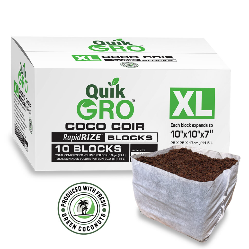 QUIKGRO RAPID RIZE BLOCK 10X10 INCH - Stealth Garden