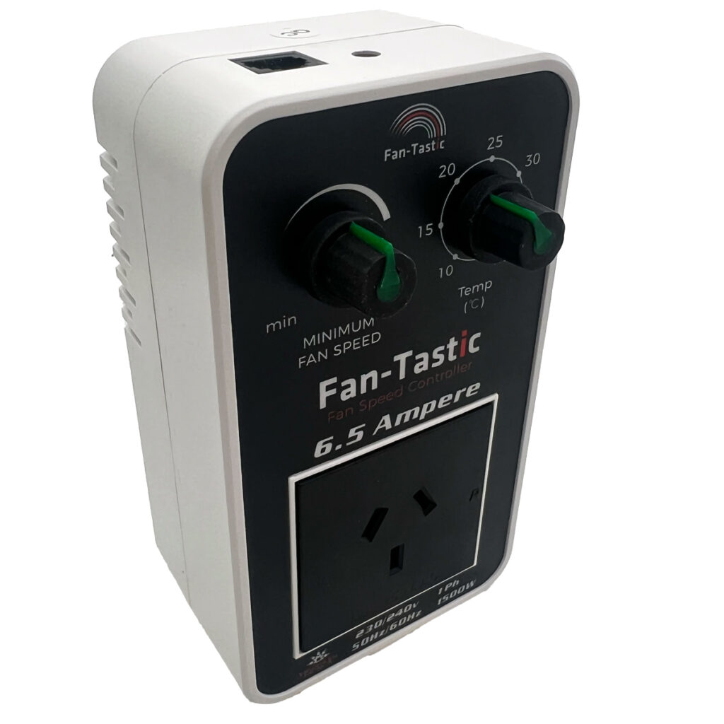 FAN-TASTIC 6.5AMP SINGLE CONTROLLER WITH PROBE - Stealth Garden