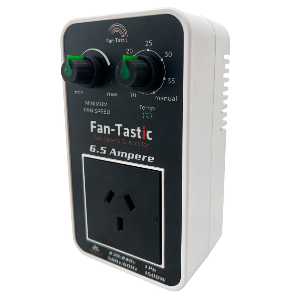 FAN-TASTIC 6.5AMP SINGLE CONTROLLER WITH PROBE - Stealth Garden