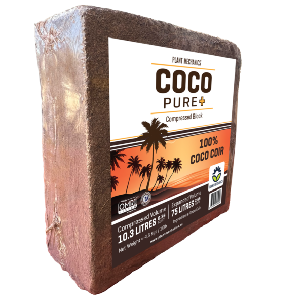 PLANT MECHANICS COCO PURE COMPRESSED BLOCK - Stealth Garden