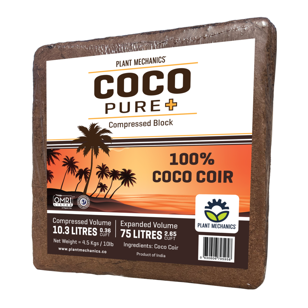 PLANT MECHANICS COCO PURE COMPRESSED BLOCK - Stealth Garden